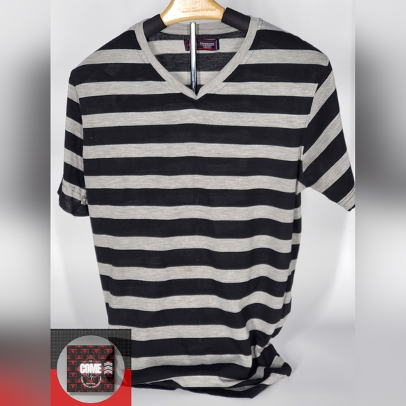 Cambridge Classics | Shirts | Cambridge Class V Cut Black Grey Striped ...